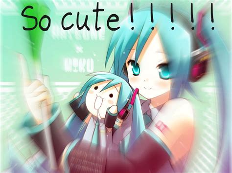 So Cute Hatsune Miku Wallpaper Fanpop