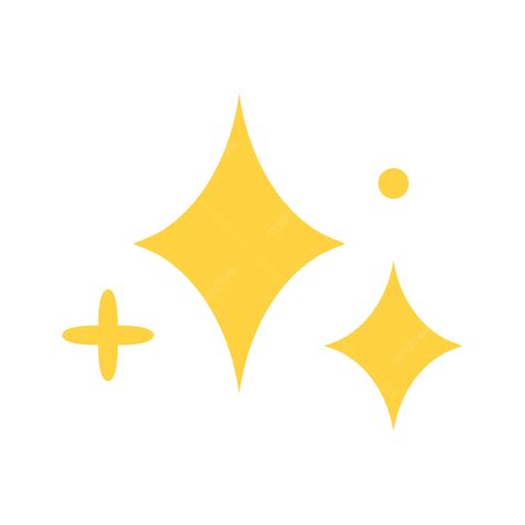 흰색에 벡터 손으로 그린 반짝이는 별 별 효과 빛나는 광택 효과 Png 일러스트 및 벡터 에 대한 무료 다운로드 Pngtree