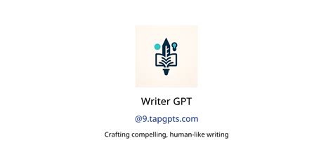 Writer Gpt Gpts Features And Functions Examples And Prompts Gpt Store