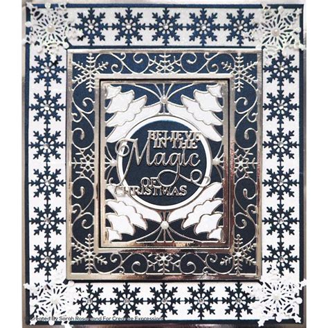 Sue Wilson Dies Festive Collection Deco Trees Background Ced3204