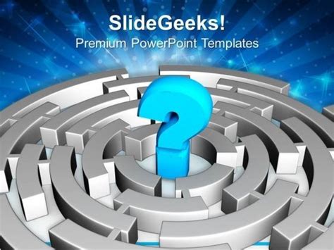 Complicated Maze Business Diagram Powerpoint Templates Ppt Backgrounds For Slides 0313
