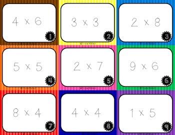 Working With Multiplication Arrays Task Cards By Trisha Blalack TPT