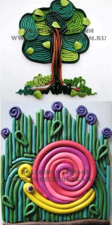 поделки из пластилина для детей 7 8 лет 11 тыс изображений найдено в Яндекс Картинках