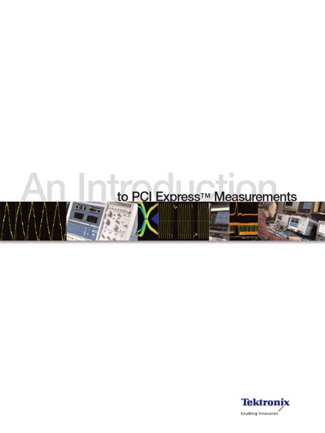 Pcie Measurements 4hw 19375 1 Pdf Analog To Digital Converter Signal Electrical Engineering