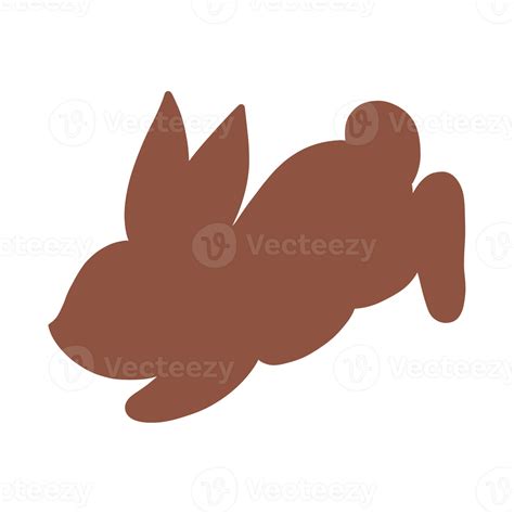 Runing Rabbit Silhouette 18734988 Png