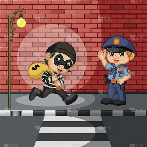 小偷与警察漫画