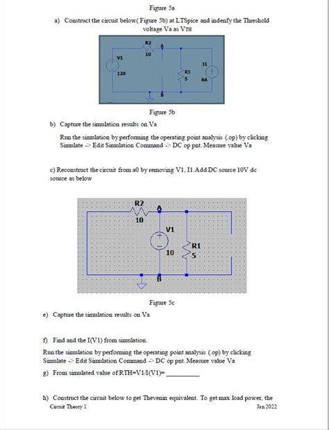 Solved A Construct The Circuit Below Figure B At LTSpice Chegg