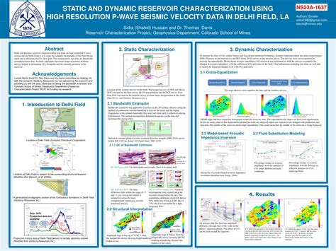 Ppt Static And Dynamic Reservoir Characterization Using Powerpoint