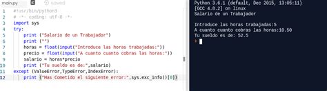 Errores try except python Programa basico Stack Overflow en español