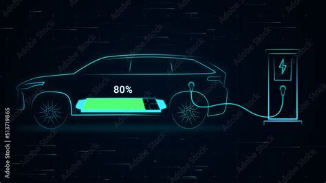 Electric Vehicle Fully Charging Battery Using Dc Fast Charger Smart Information Ev Power