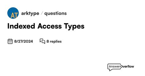 indexed access types arktype