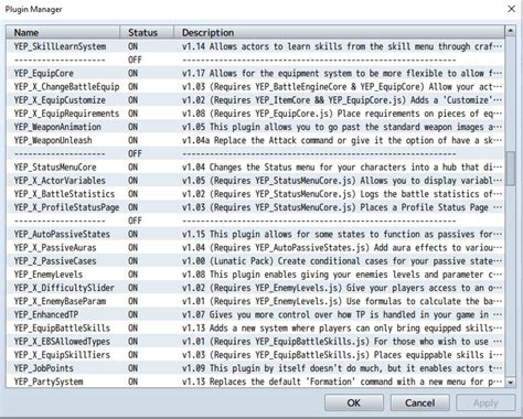 Yanfly Battle Core Crash RPG Maker Forums