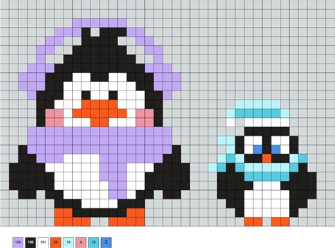 Penguin Perler Beads 35 Free Patterns Diy Candy