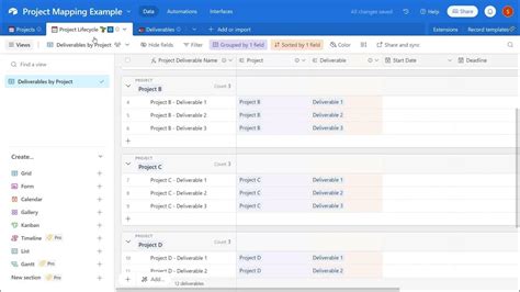 Airtable Project Repeating Task Example Youtube