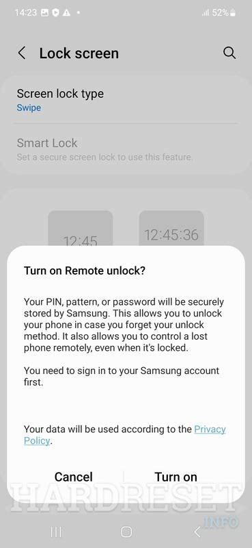 Jak dodać hasło do SAMSUNG Galaxy A G HardReset info