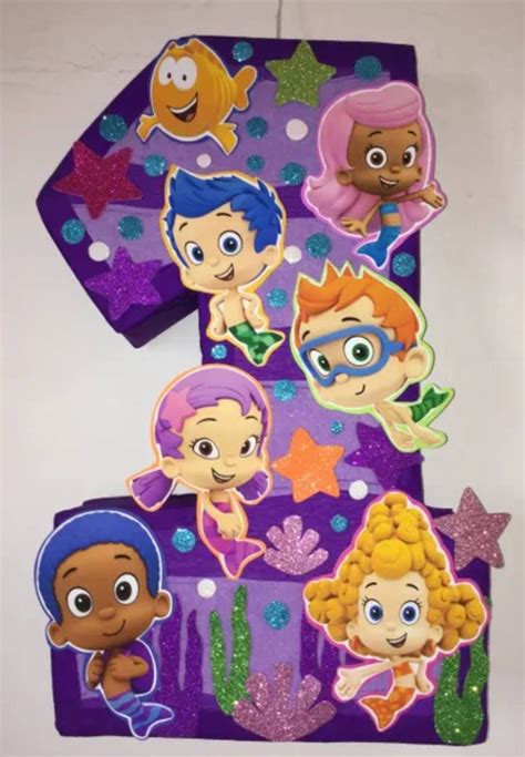 Bubble Guppies Pinata Inspired Bubble Guppies Party Decorations Bubble Guppies Birthday Party