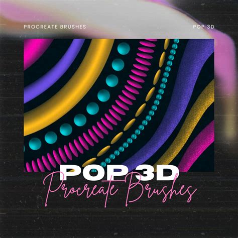 Pop 3d Procreate Brushes Masterbundles