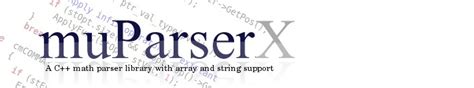 Muparserx Math Parser Library