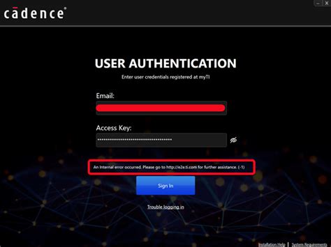PSPICE FOR TI Internal Error Ocurred During Installation Simulation Hardware System