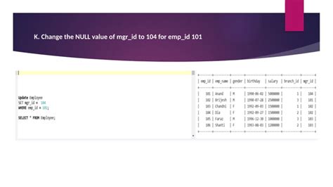 Sql Assignmt Ppt Pptxxx And Sql And Details Ppt