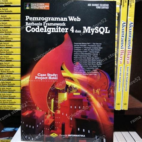 Jual Terbaru Buku Pemrograman Web Berbasis Framework Codeigniter 4 Dan Mysql Shopee Indonesia