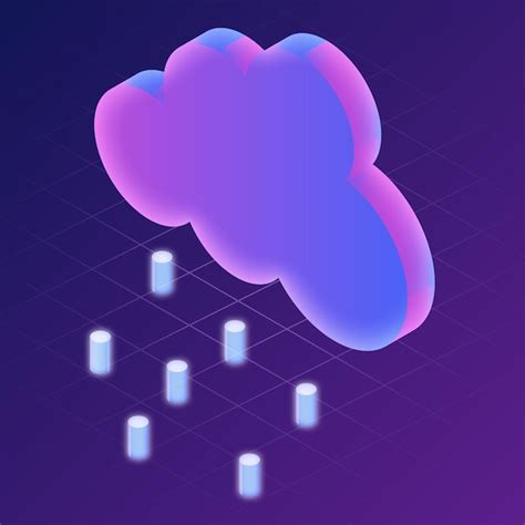 Premium Vector Vector Isometric Cloud Services Concept Illustration