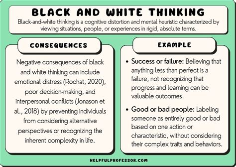 15 Black And White Thinking Examples 2025