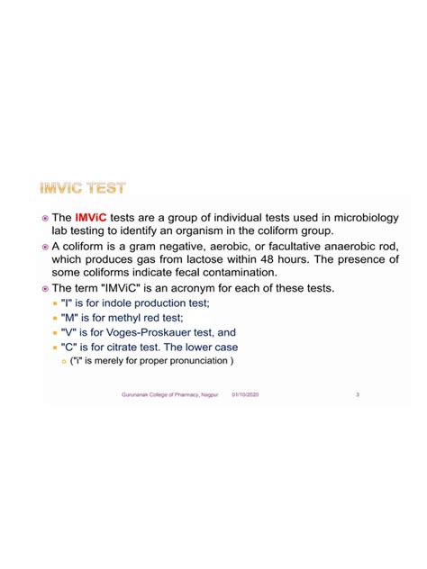 Imvic Test Pdf