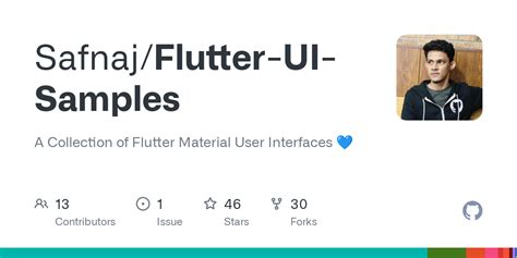 Github Safnajflutter Ui Samples A Collection Of Flutter Material User Interfaces Blueheart