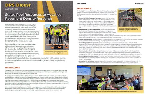 Continuous Asphalt Mixture Compaction Assessment Using Density Profiling System Dps Pooled