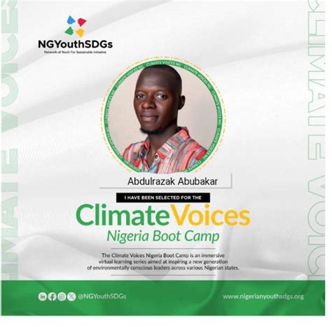 Abdulrazak Abubakar On Linkedin Climatevoicesng