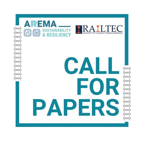 Railtech Railconference Sustainability Resilience Callforpapers