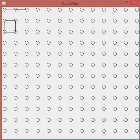 Java Draw Line At Center Of Circle And Join Another Three Circle To Form A Square Stack Overflow