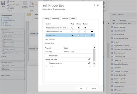 Configuring Editable Grids In Dynamics 365 Dynamics 365 Crm Consultant Uk