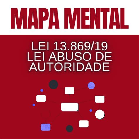 Mapa Mental Lei 13869 Lei De Abuso De Autoridade Tayna Crist