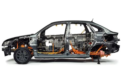 Premium Ai Image Disassembled Car On White Background