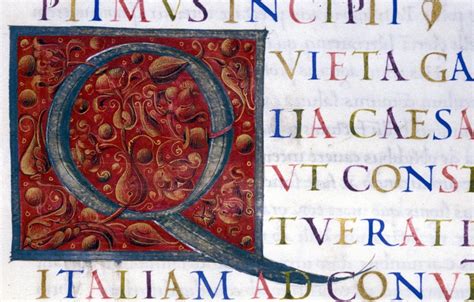 Alphabet Miniaturized Letter Q By Unknown Artist