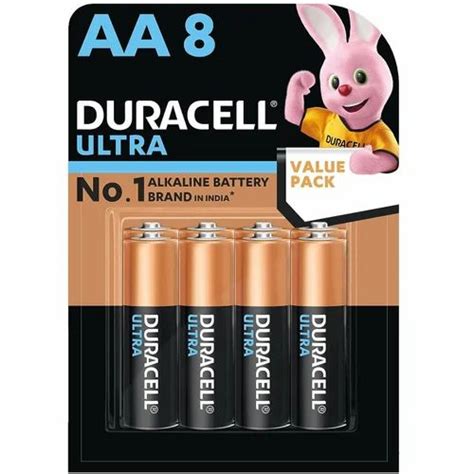 Duracell Ultra Alkaline Aa 8 Battery Pack 7x2x13 Cm 15 Volts At ₹ 31