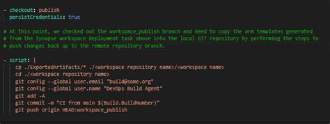 Automating The Publishing Of Workspace Artifacts In Synapse Cicd