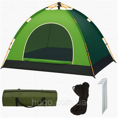 Автоматичний намет 2 х місний 200х130 см Зелений Туристичний намет