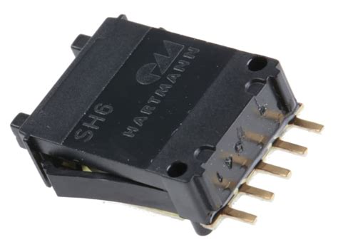 Sh6 131 Akk Hartmann Pushwheel Switch Bcd Pushwheel Through Hole Panel Mount 100mΩ 10 Way