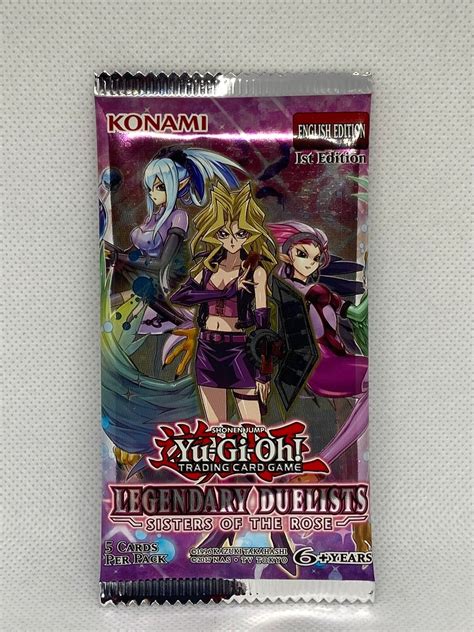 Legendary Duelists 4 Sisters Of The Rose 1st Edition Booster Pack