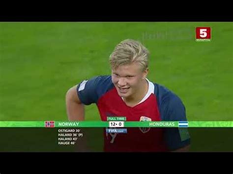 Erling Haaland Vs Honduras U20 World Cup 30 05 2019 Youtube