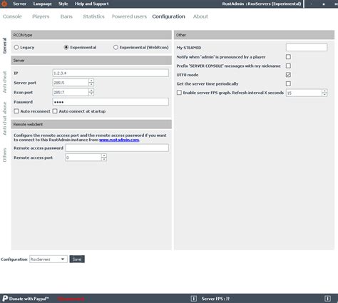 Connexion Rcon Avec Rustadmin Base De Connaissances