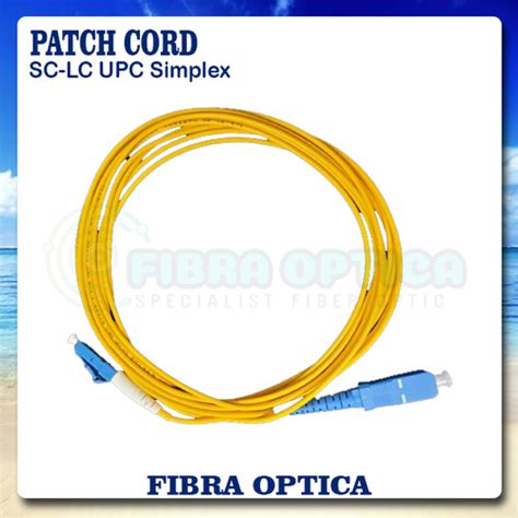 Jual Patch Cord Fiber Optic Sc Lc Single Mode 10m 15m 20m Simplex