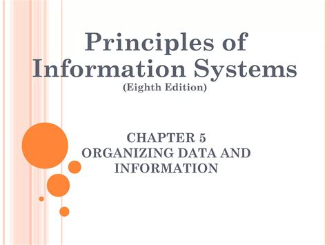 Information System Lecture Notes Ppt
