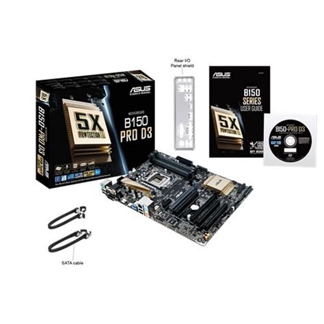 Asus B150 Pro D3 Intel B150 Chipset Lga1151 Ddr3 Skylake Atx Desktop Motherboard Wootware