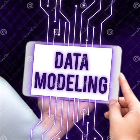 Writing Displaying Text Data Modeling Business Idea Process Of