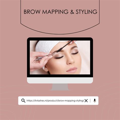 brow mapping and styling livlashes official academy
