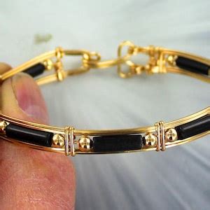 Black Onyx Bracelet Etsy